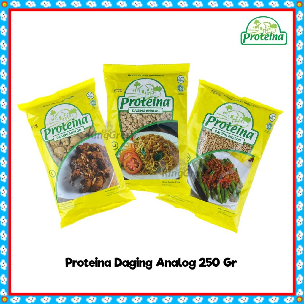 Jual Proteina Daging Analog Kemasan Kuning 250gr L LS MK / Protein ...