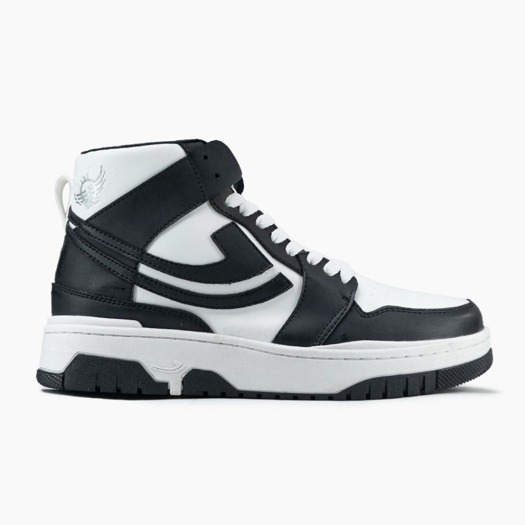 Jual SEPATU SNEAKERS JOHNSON - OMEGA V.2 HIGHCUT (HC) BLACK WHITE ...