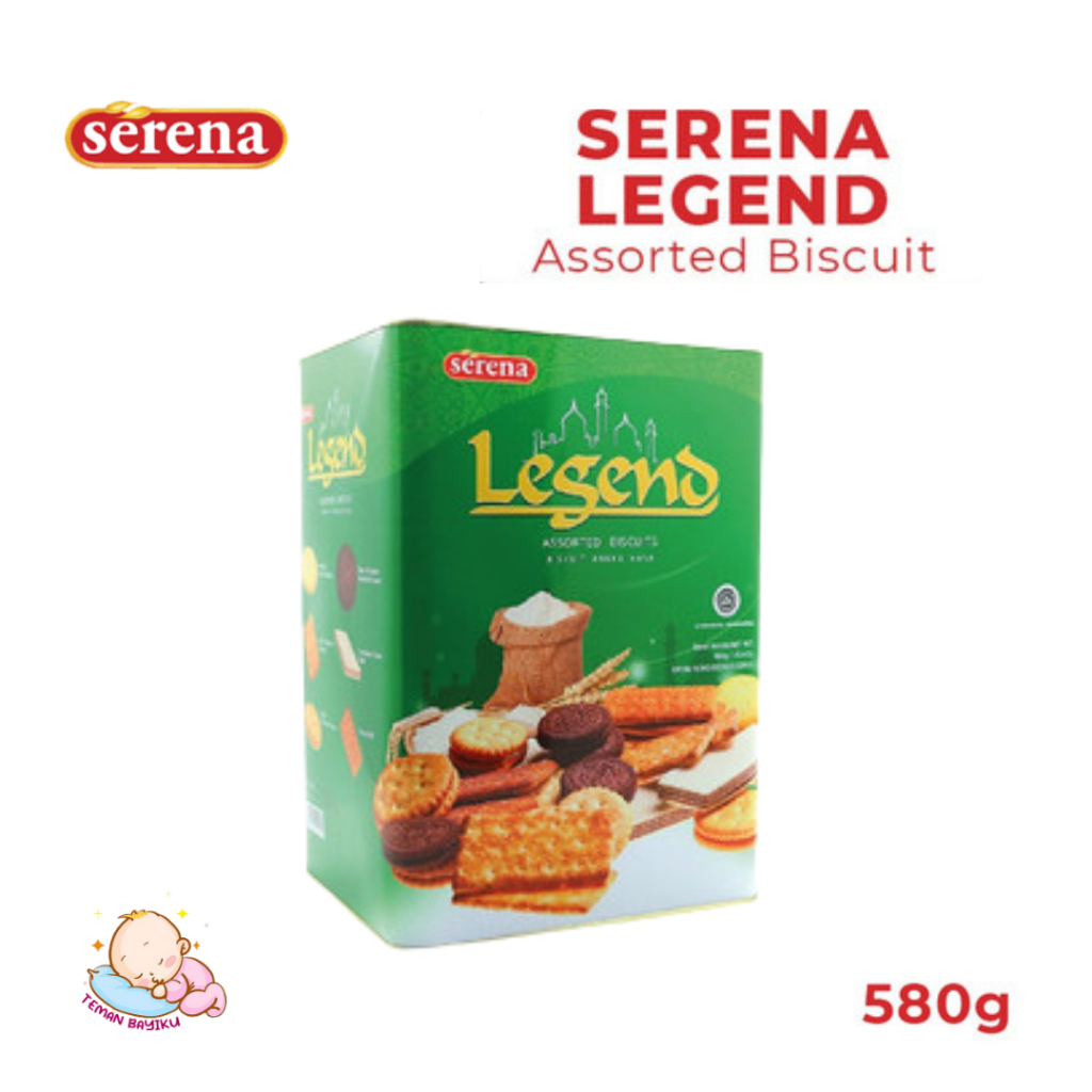 Jual Serena Legend 580 gram Assorted Biscuits Aneka Rasa Kemasan Kaleng ...