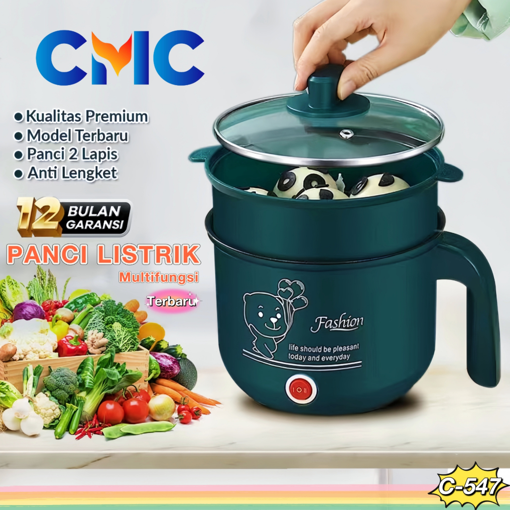 Jual CMC[C-547]Panci Listrik Elektrik Cooker Stainless Steel Teflon ...