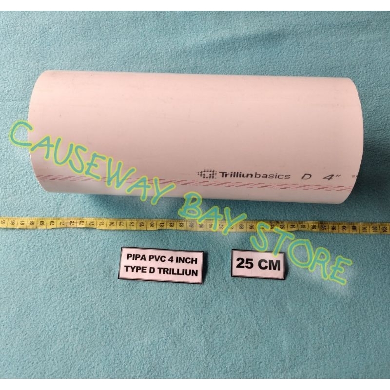 Jual PIPA PVC 4 INCH D TRILLIUN PANJANG 25 CM | Shopee Indonesia