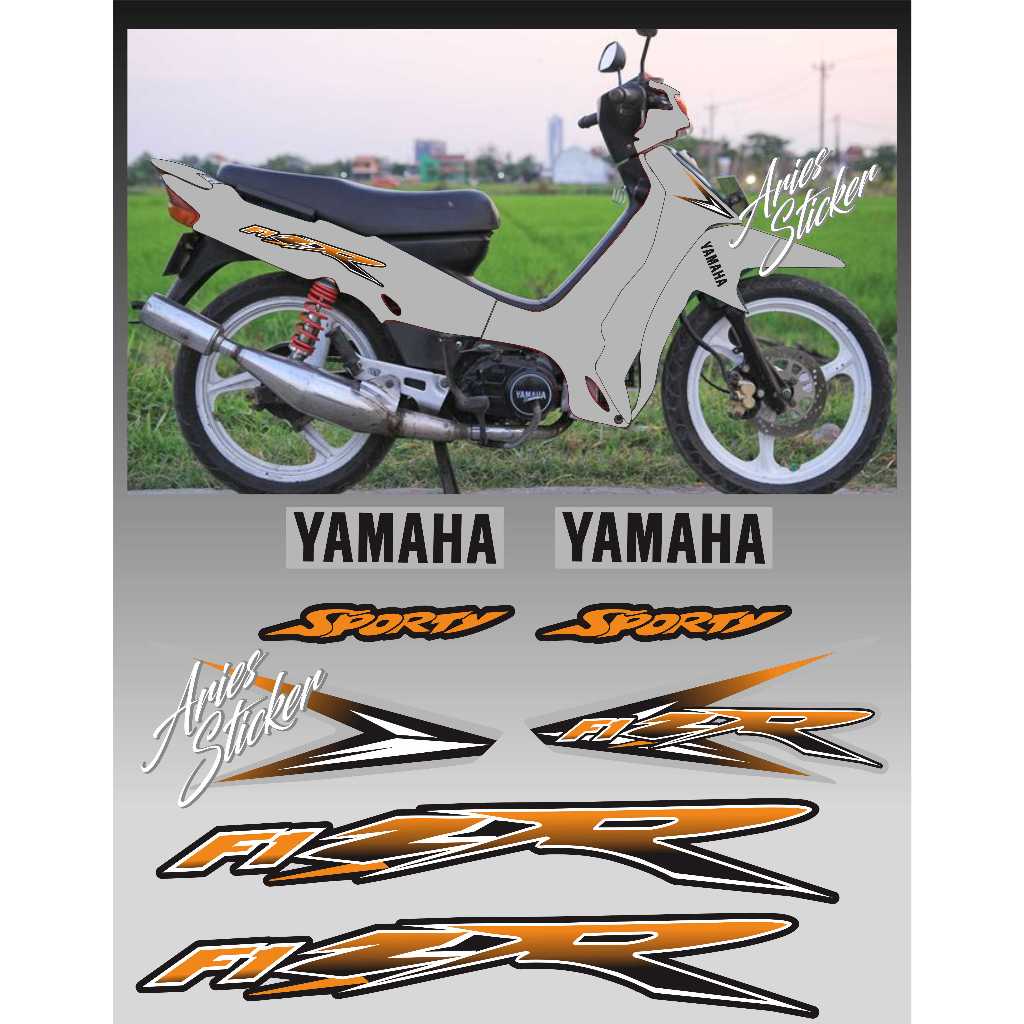 Jual STRIPING YAMAHA FIZ R VARIASI CUSTOM BODY SILVER | Shopee Indonesia