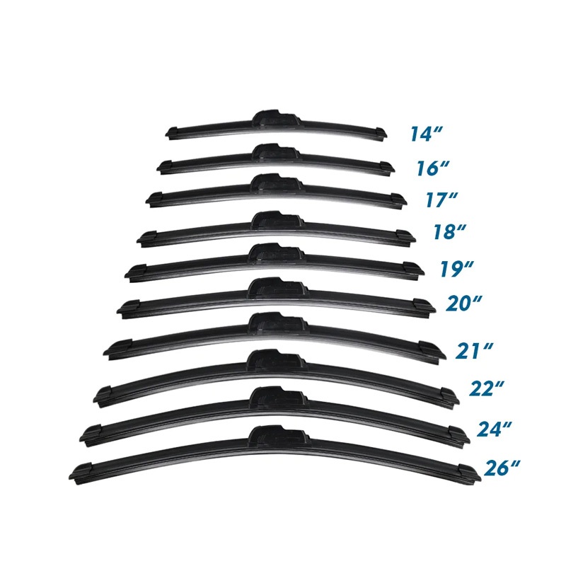 Jual Karet Wiper Kaca Mobil Frameless Blade U Shape Hook Desain Pengait ...