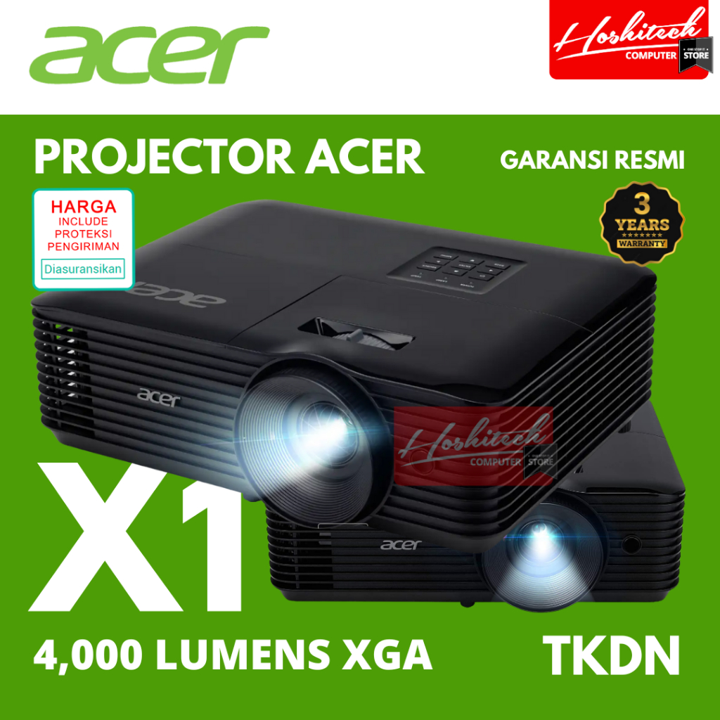 Jual Projector Acer X1 XGA 4000 Lumens DLP Proyektor TKDN | Shopee ...