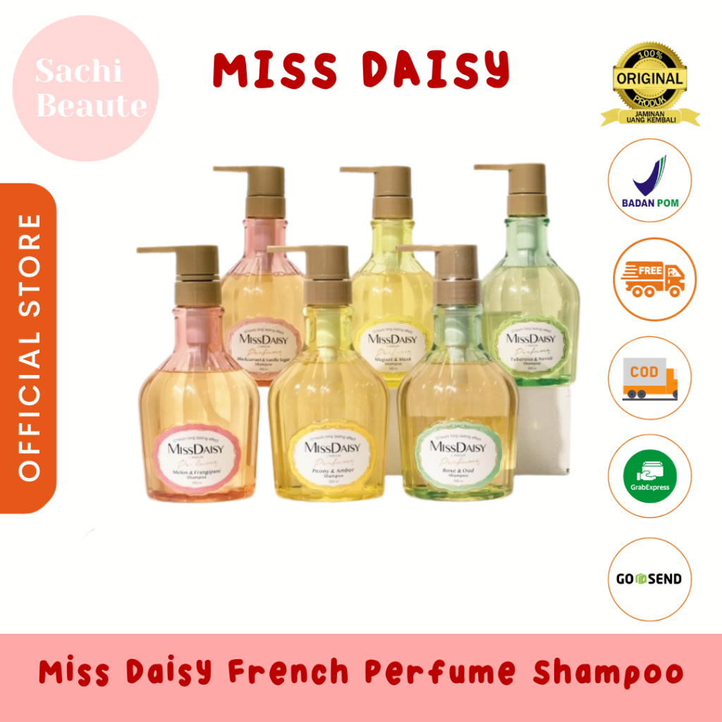 Jual MISS DAISY French Perfume Shampoo anti ketombe bpom 500ml & 50ml ...