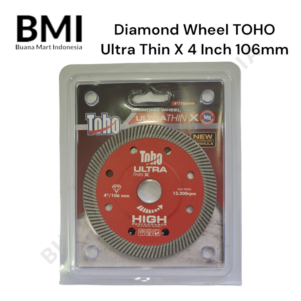 Jual Diamond Wheel TOHO Ultra Thin X 4" | DW Toho 4 Inch | Mata Potong ...