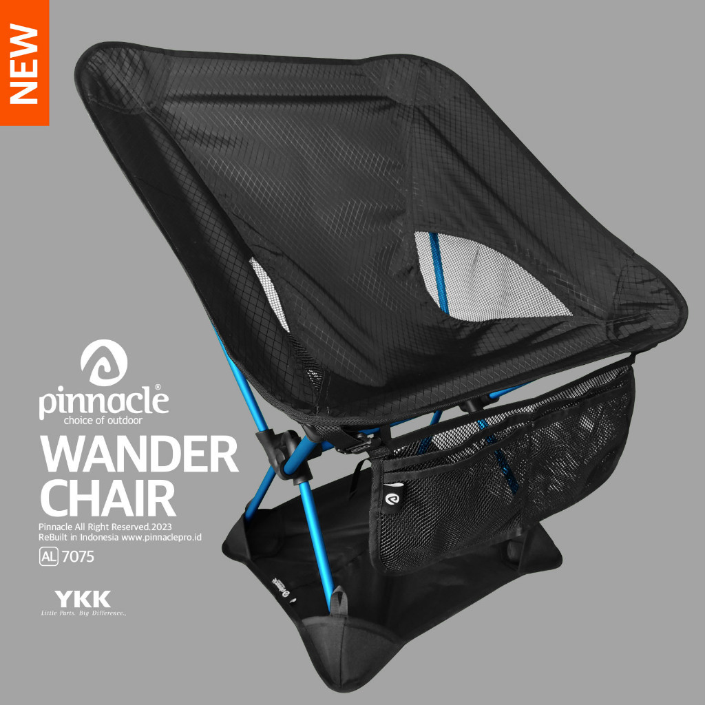 Jual Pinnacle Pro Official Wander Chair Low incl Ground Sheet - Blue ...