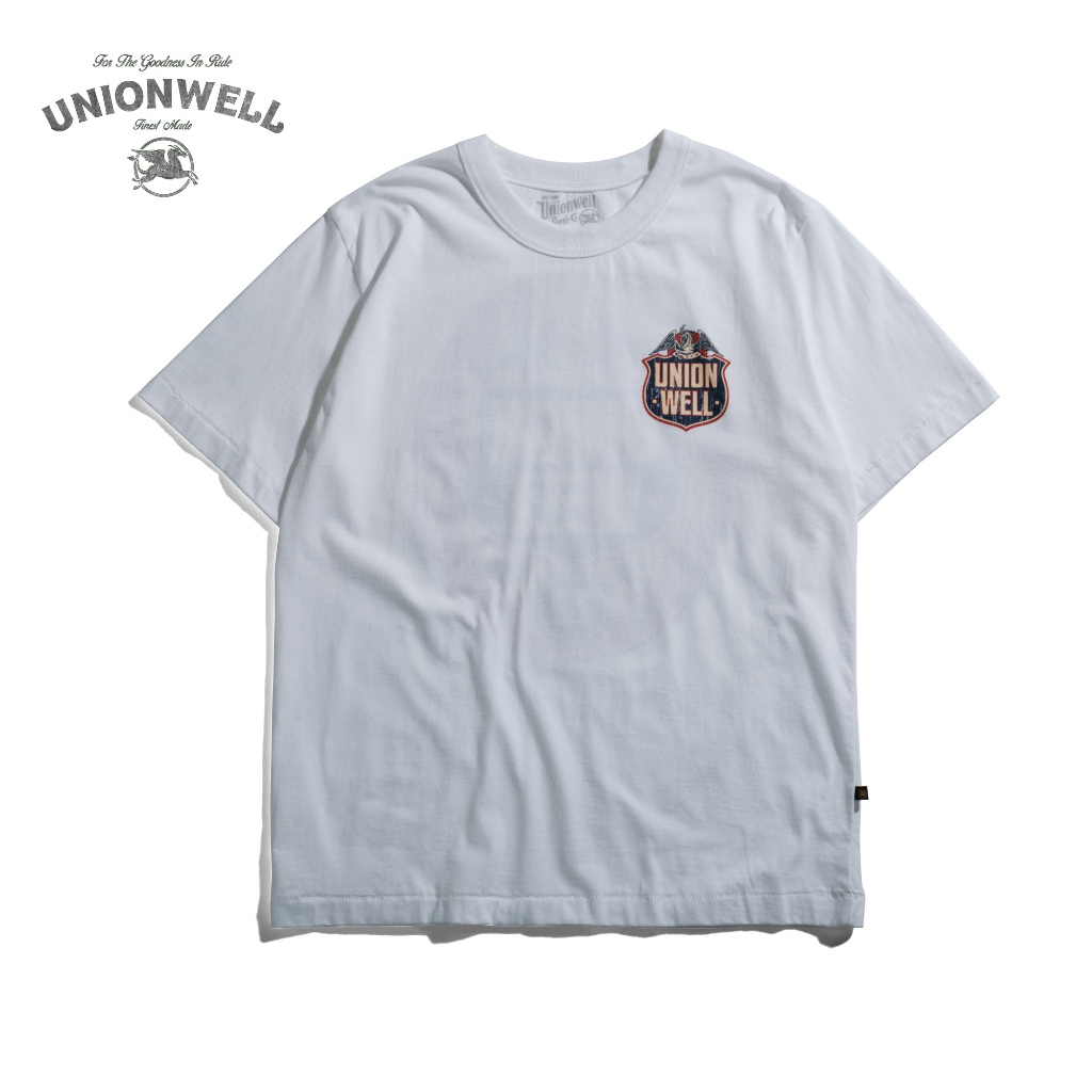 Jual Unionwell T-shirt Union Shield Off White | Shopee Indonesia