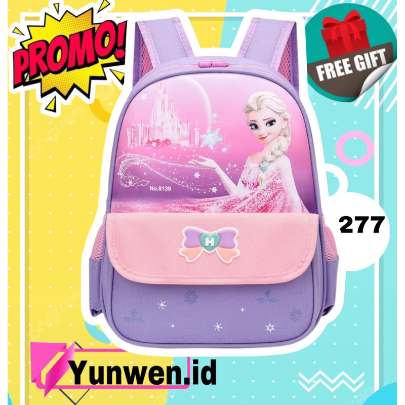Jual Tas ransel sekolah anak Perempuan tk sd smp import korea style terbaru viral bagus tebal ...
