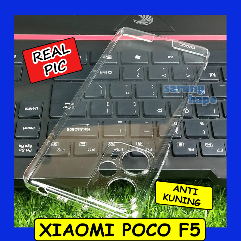 Jual Xiaomi Poco F5 - Mika Transparan Clear Hard Case Hardcase Casing ...