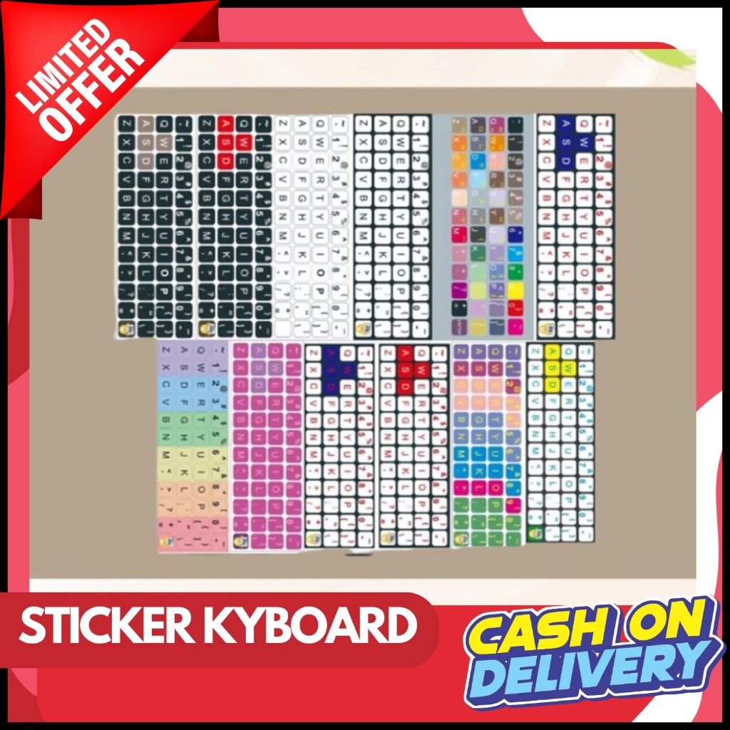 Jual stiker keyboard inggris | Shopee Indonesia