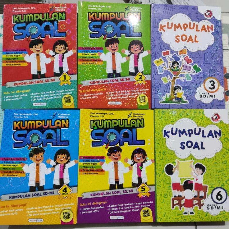 Jual Kumpulan Soal Soal SD/MI Kurikulum Merdeka Kelas 1 2 3 4 5 & 6 - Lingkar Media | Shopee ...