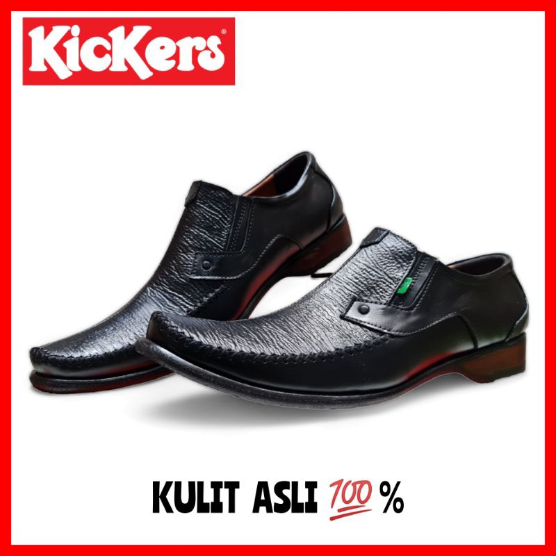 Jual SEPATU PANTOFEL PRIA KICKERS KULIT ASLI / SEPATU KERJA KANTOR ...