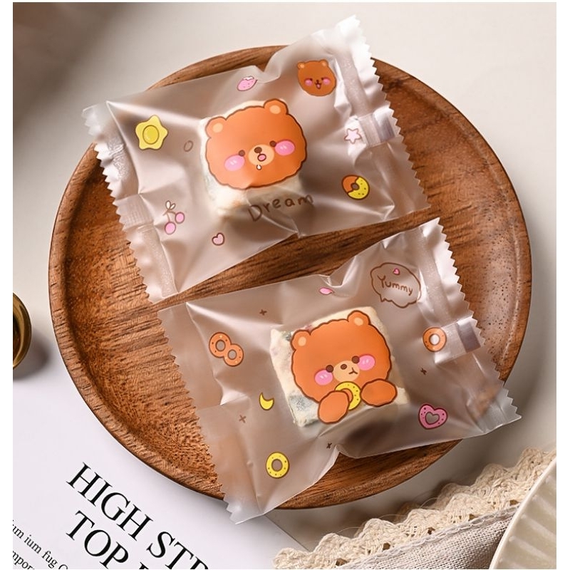 Jual Plastik Mochi/Plastik Cookies/Plastik Permen 100pcs/Plastik Sealer ...