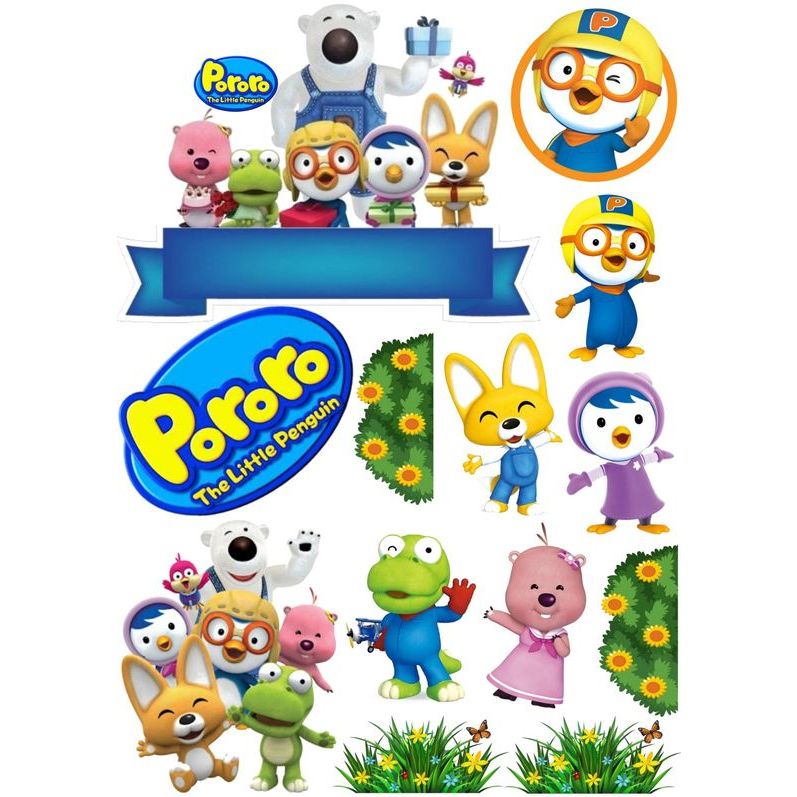 Jual Pororo/Topper Cake Happy Birthday Bisa Request Nama dan umur ...