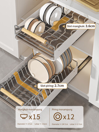 Jual Rak Piring Organizer Dapur Perapi Piring Lemari Berkualitas ...
