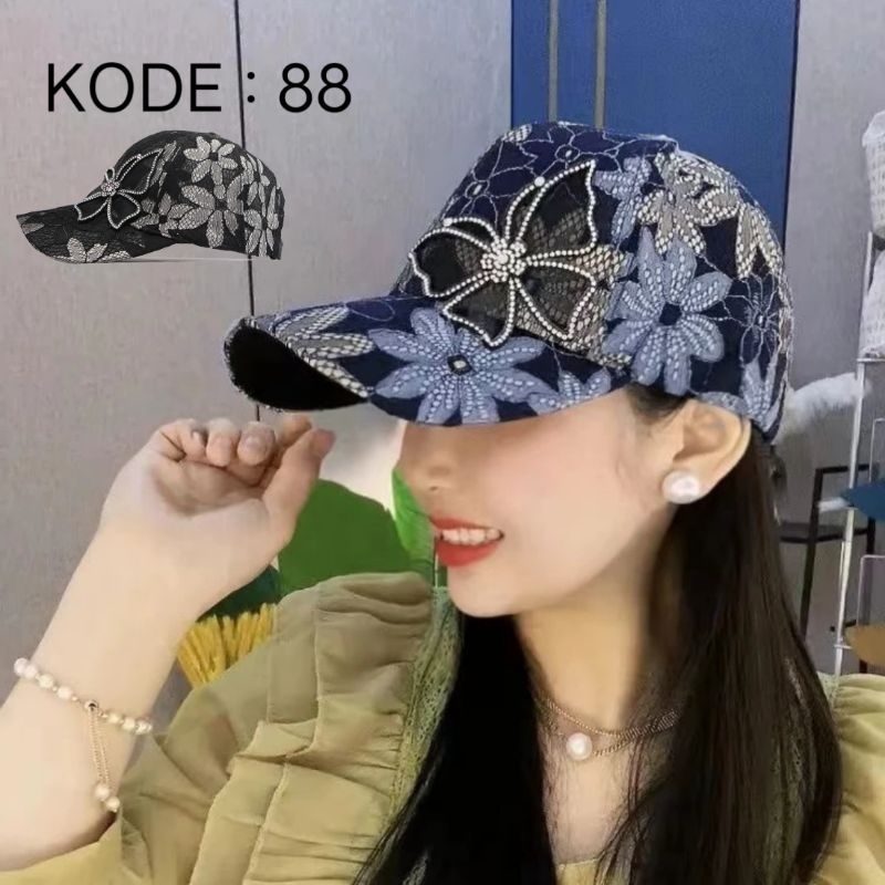 Jual Topi Wanita Dewasa Gaya Korea Topi Hip Hop Desain Topi Pelindung ...