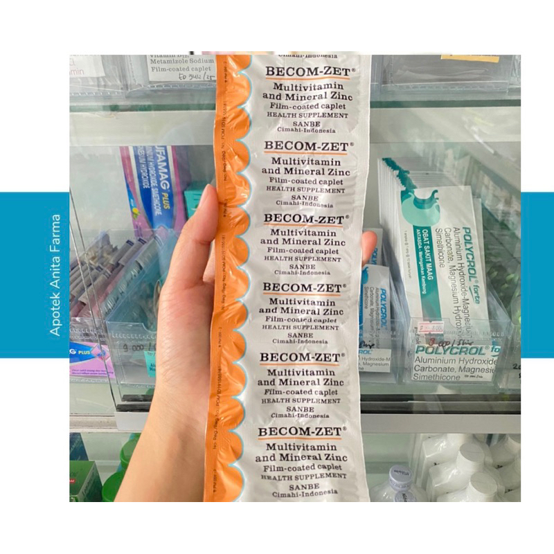 Jual BECOM-ZET (1 STRIP) | Shopee Indonesia