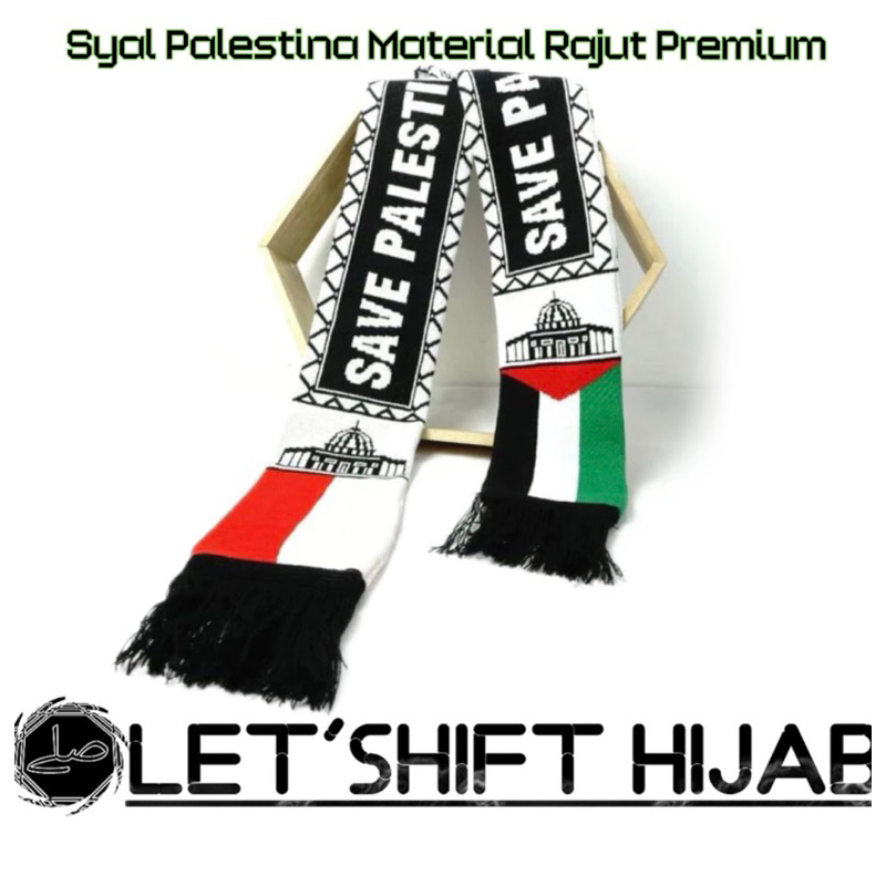 Jual SYAL PALESTINA/SYAL MOTIF PALESTINA RAJUT PREMIUM/SYAL PEDULI ...