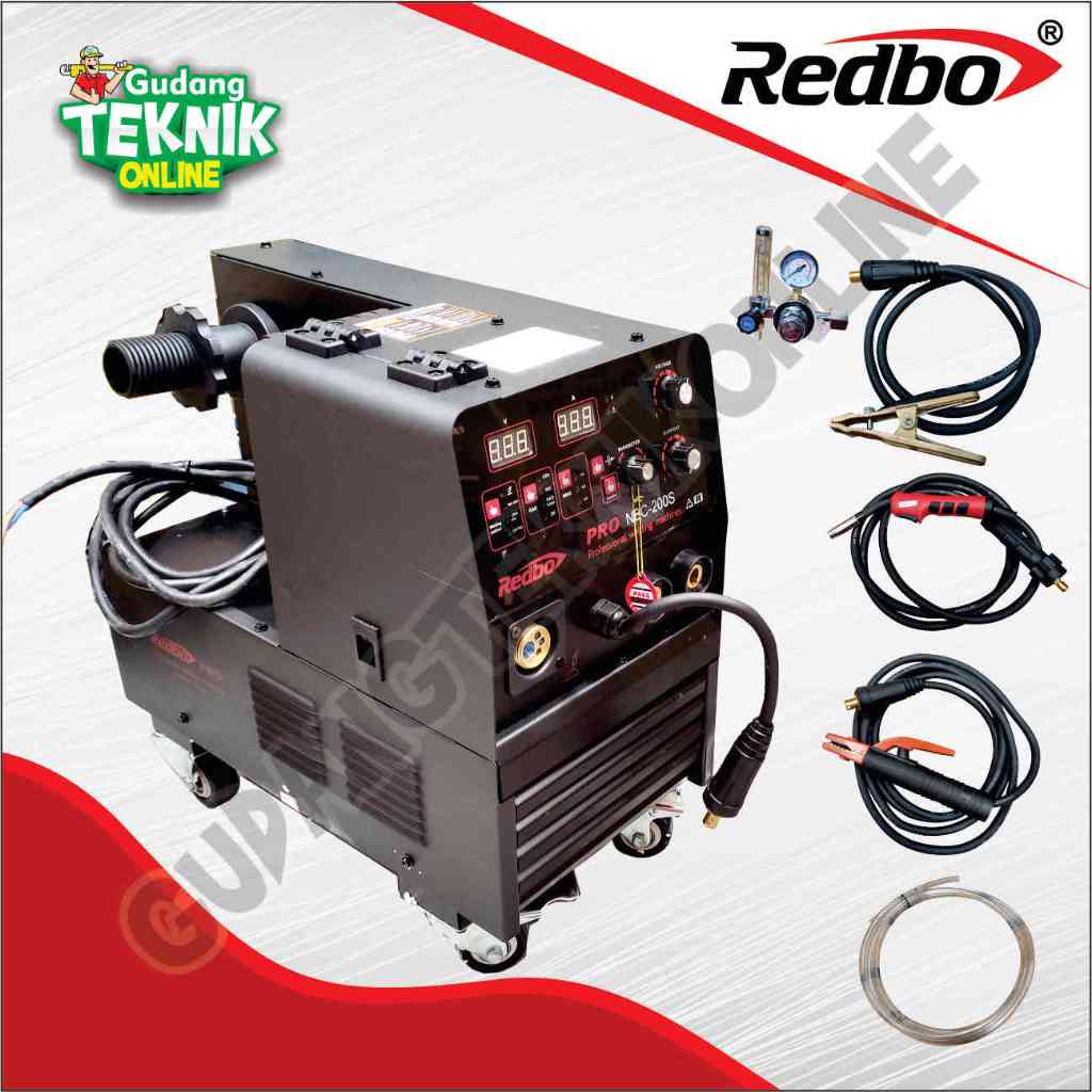 Jual Mesin Las MIG 15kg NBC-200S REDBO PRO / Mesin Las Listrik MIG MMA ...