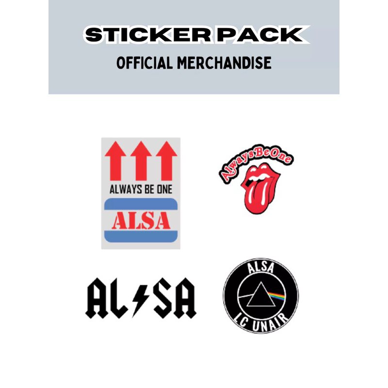 Jual ALSA STICKER PACK | Shopee Indonesia