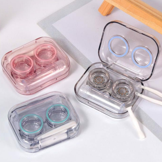 Jual Kotak Softlens TRANSPARAN ISI 1 / Tempat Softlens / Case Softlens ...
