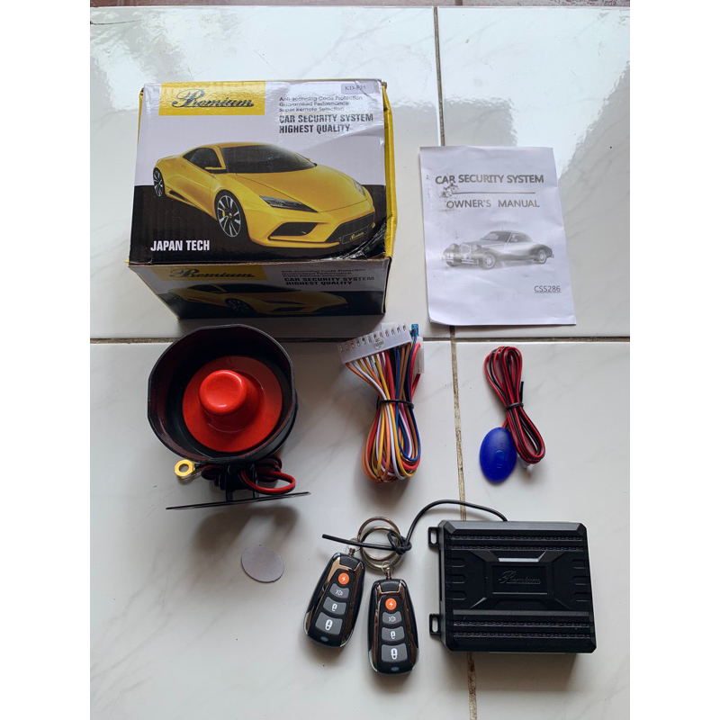 Jual Alarm Mobil Car Alarm System Security Remote (Bunyi Tuk-Tuk ...