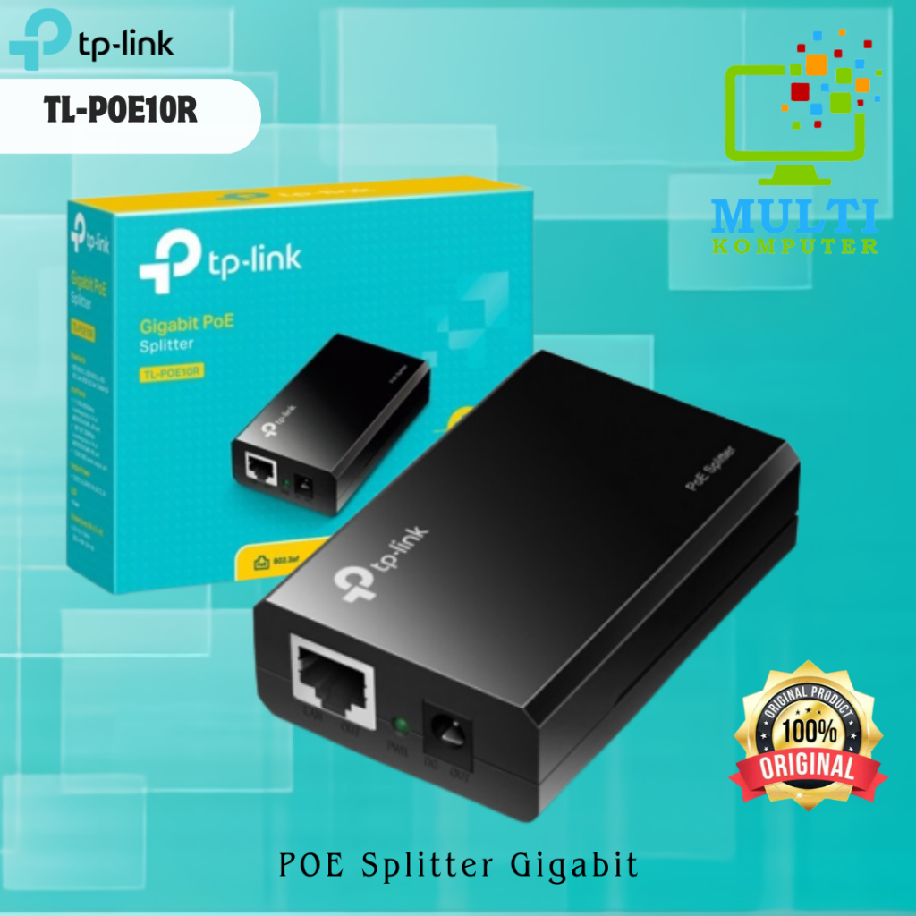 Jual POE Splitter Gigabit TPLINK TL-POE10R | Shopee Indonesia