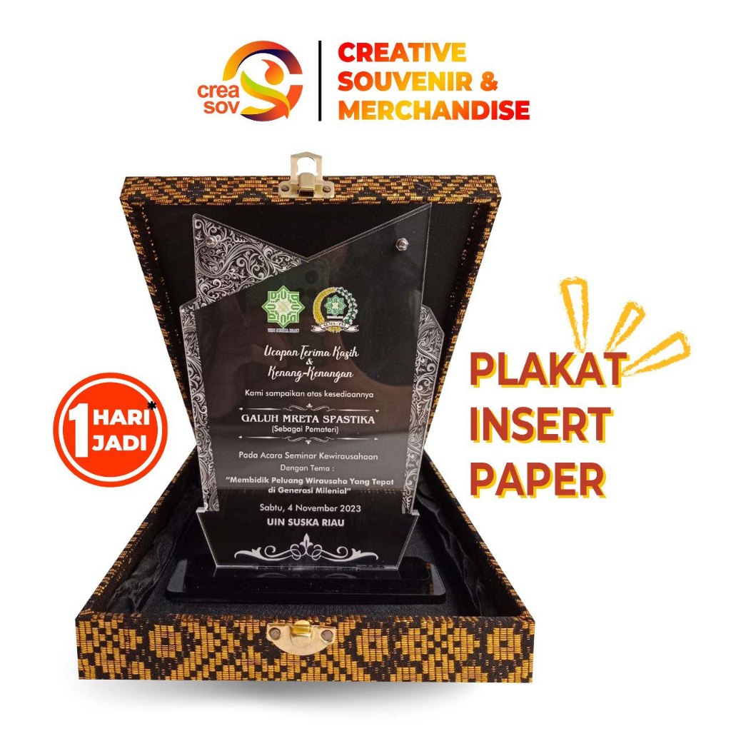 Jual Creasov Plakat Akrilik, Plakat Akrilik Insert Paper, Plakat 1 Hari ...