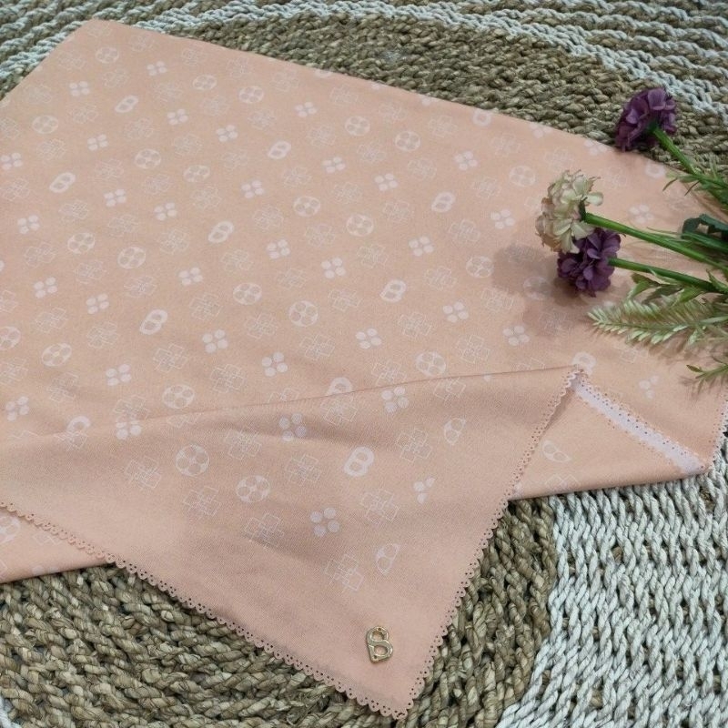 Jual Monogram series hijab voal pin button laser cut titik tiga ...