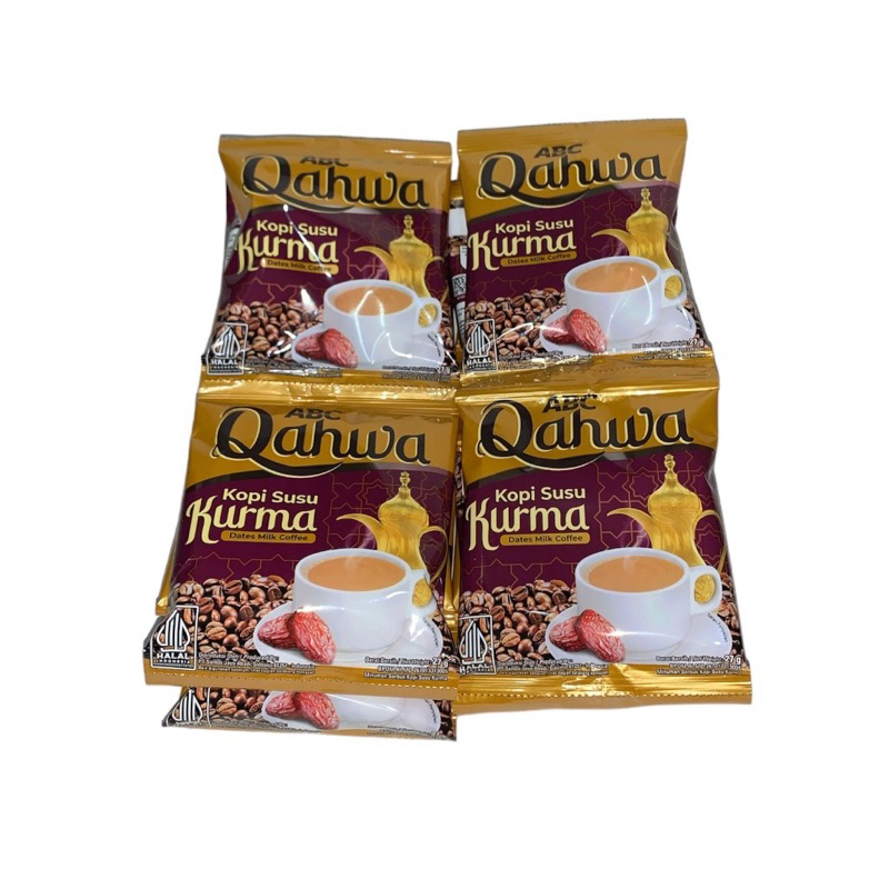 Jual ABC QAHWA KOPI SUSU KURMA 1 RENCENG 10 SACHET | Shopee Indonesia