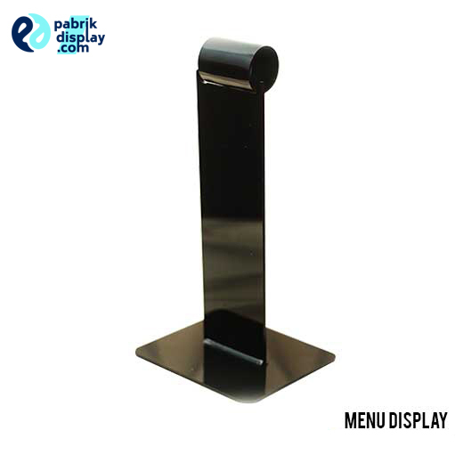 Jual Akrilik display menu makanan | Display menu Hitam | Shopee Indonesia