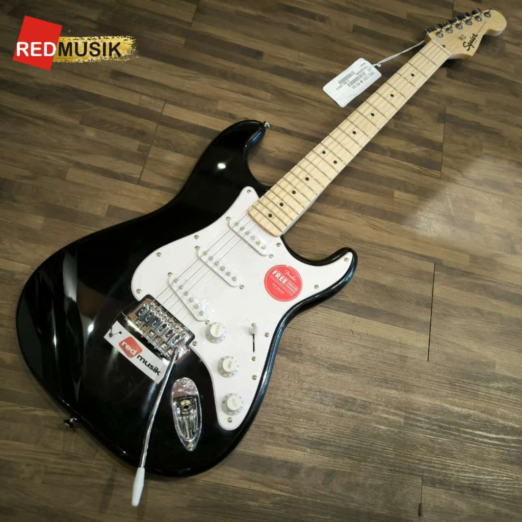 Jual Gitar Squier Sonic Stratocaster Electric Guitar Maple FB | Shopee Indonesia