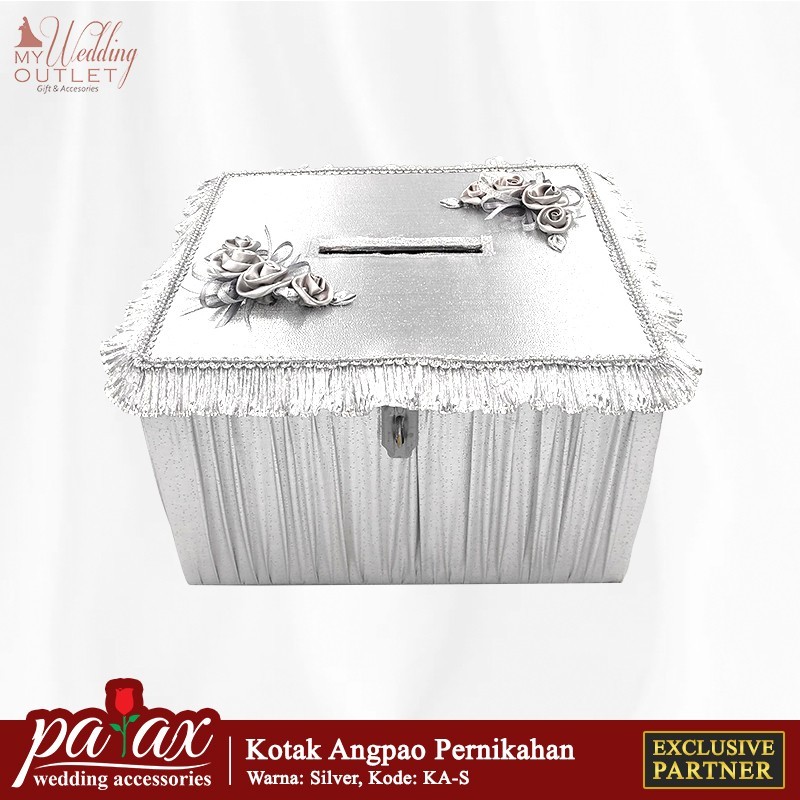 Jual Kotak Uang Angpao Pernikahan - Perak ( Tempat Amplop Resepsi ...