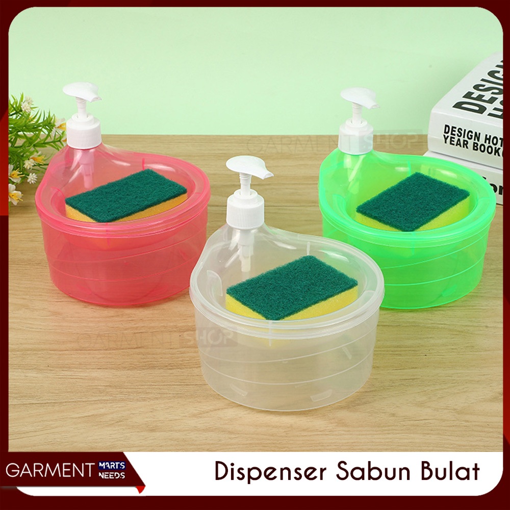 Jual Dispenser Sabun Cuci Piring Viral Model Mangkok Bulat Pump Tempat ...