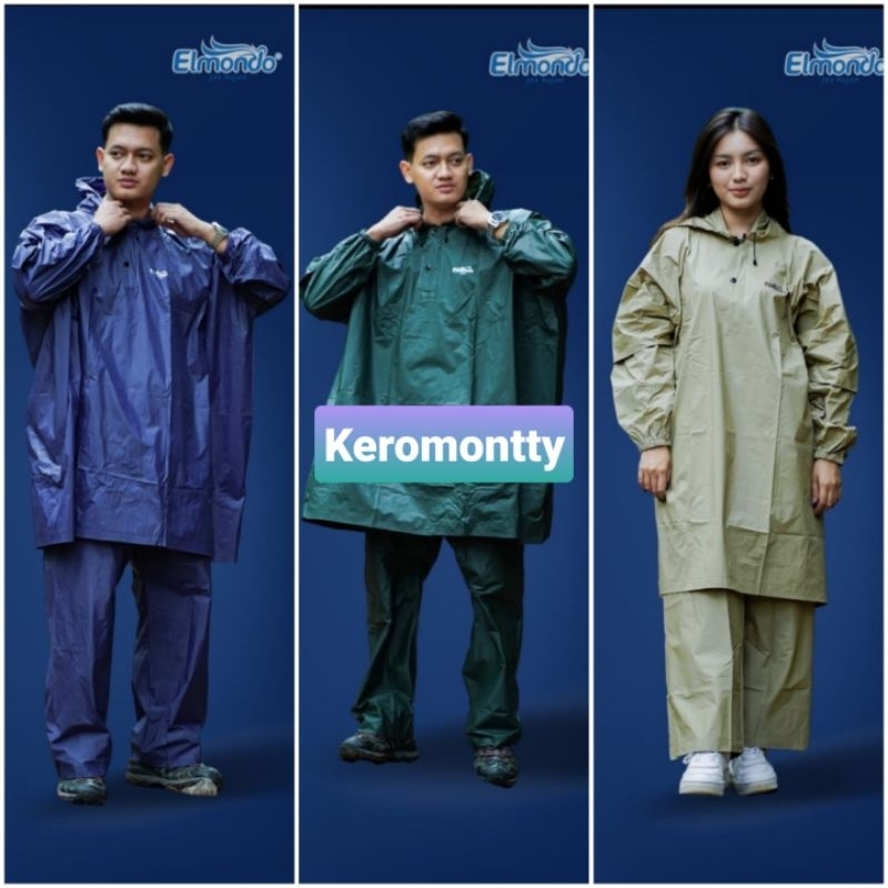 Jual Jas Hujan JUMBO Elmondo Prima 716 Dan 718 Ponco Lengan Celana BIG SIZE MUAT MAX. B.BADAN ...