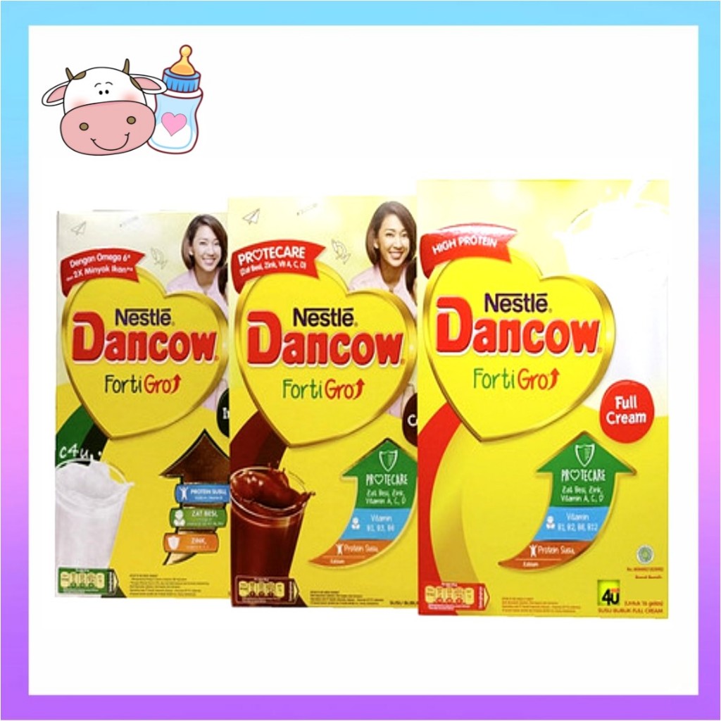Jual Dancow Fortigro Full Cream / Instant Putih / Instant Coklat 780gr ...