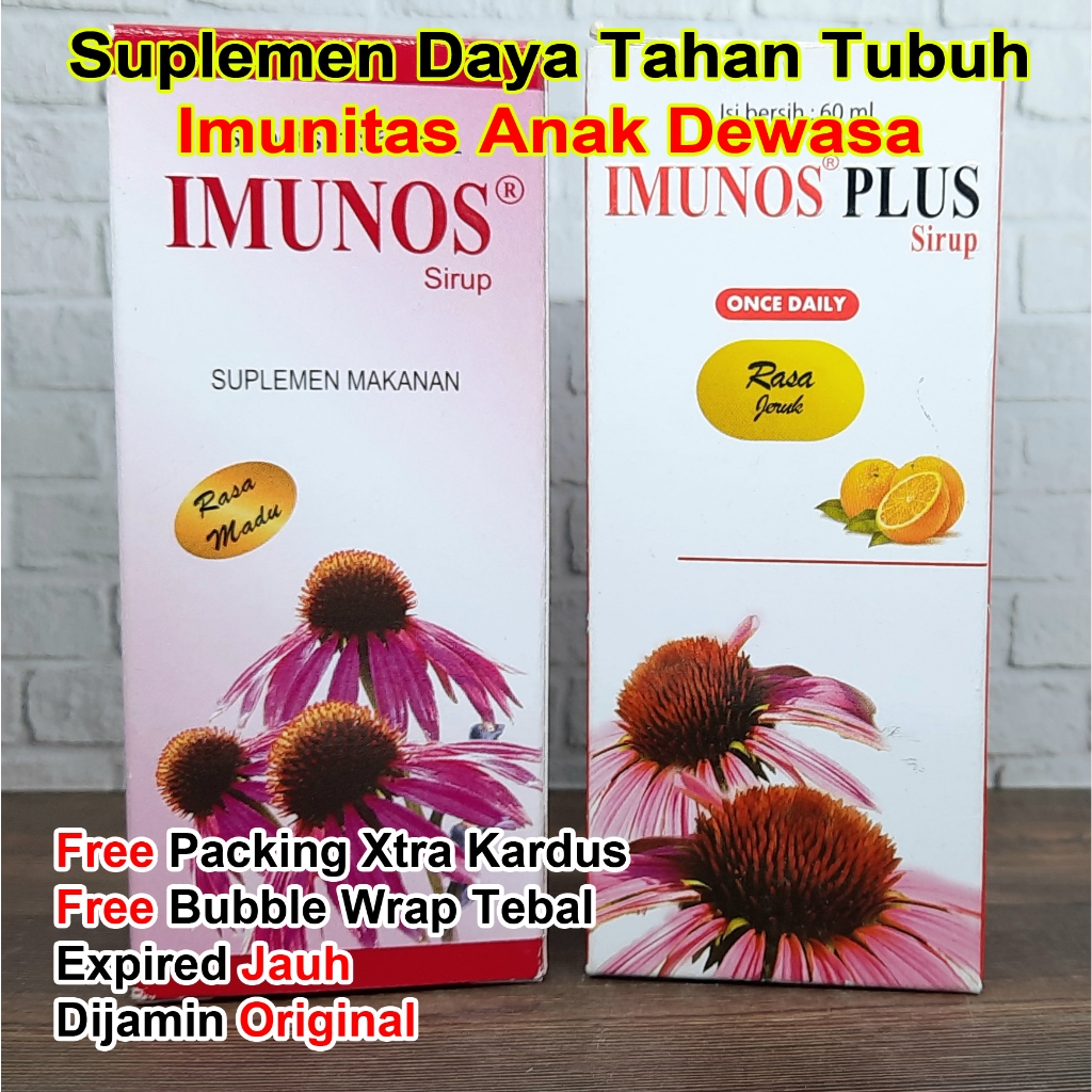 Jual IMUNOS PLUS SYRUP 60 ml Sirup Vitamin Daya Tahan Tubuh Imunitas ...