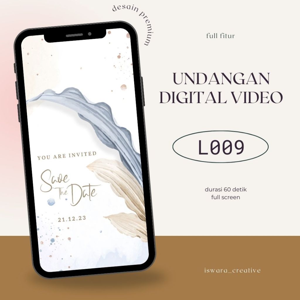 Jual undangan digital video online kode : L009 | Shopee Indonesia