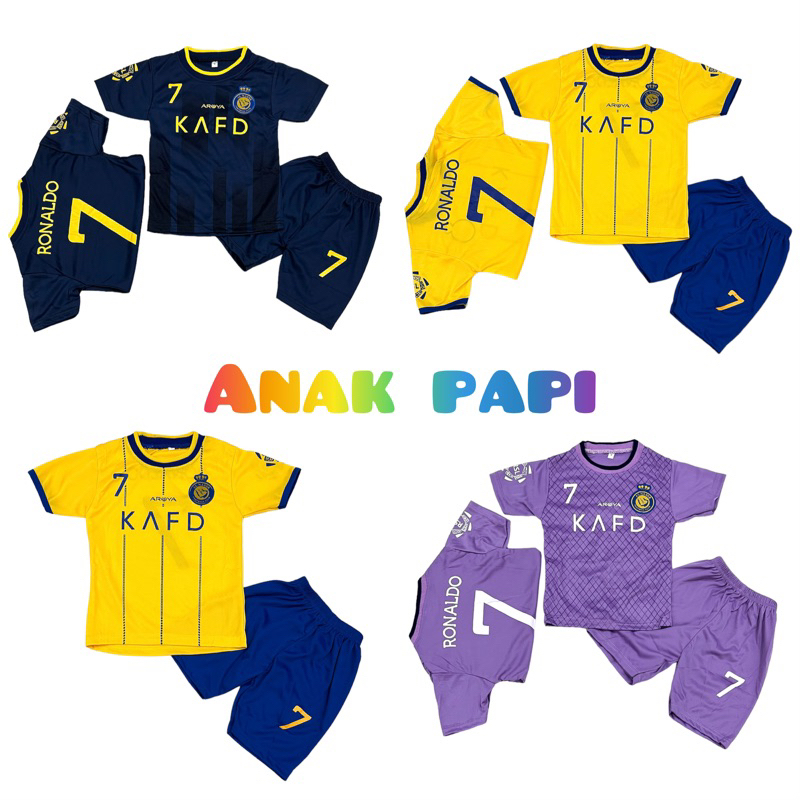 Jual COD SETELAN BAJU ALL NASSR TERBARU / SET KAOS BOLA RONALDO ...