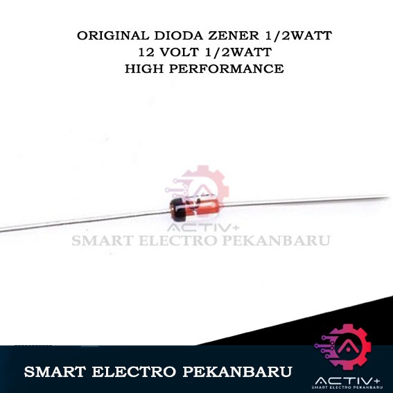 Jual ORIGINAL DIODA ZENER 12V 1/2W ZENER DIODE 12 V VOLTAGE REGULATOR DIODA ZENER 12VOLT 12 VOLT ...