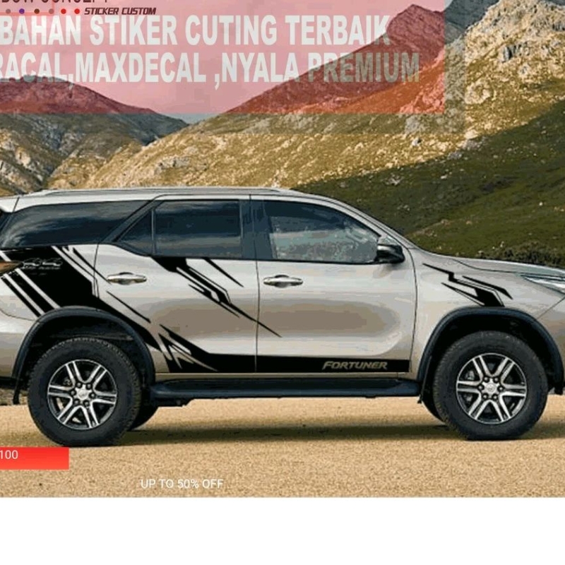 Jual STIKER MOBIL 4X4 OFF ROAD STICKER BODY MOBIL SISI PINTU GRAFIS ...