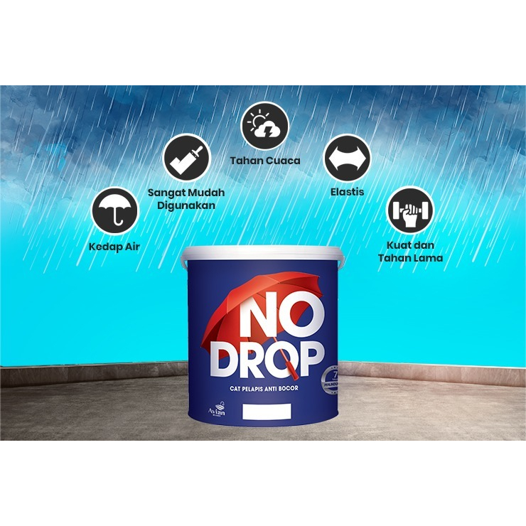 Jual CAT PELAPIS ANTI BOCOR NO DROP 4KG | Shopee Indonesia