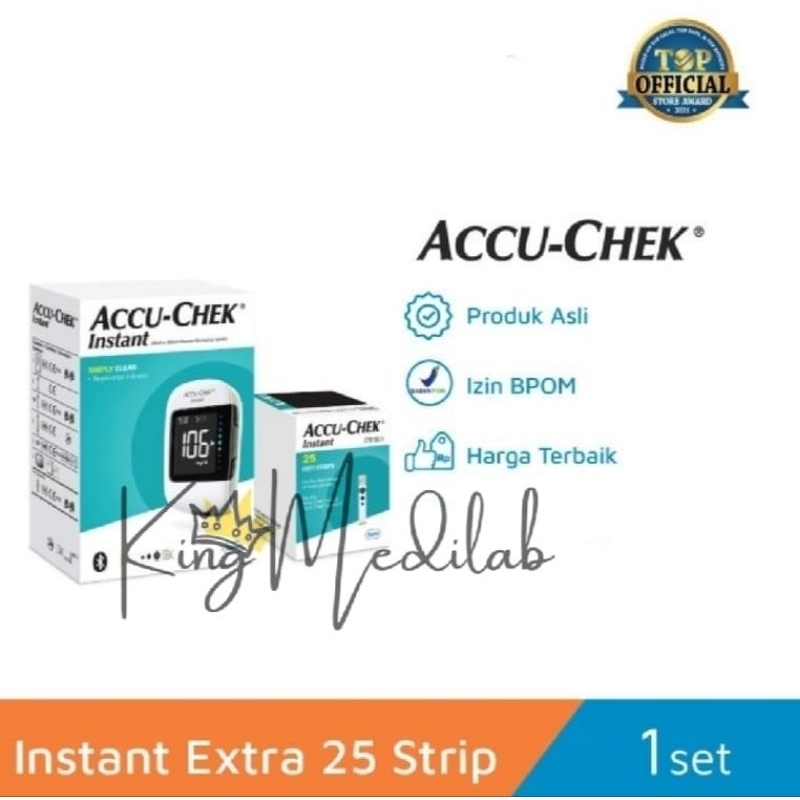 Jual Alat Cek Gula Darah AccuCheck Accu Check Instant Blood Glucose ...