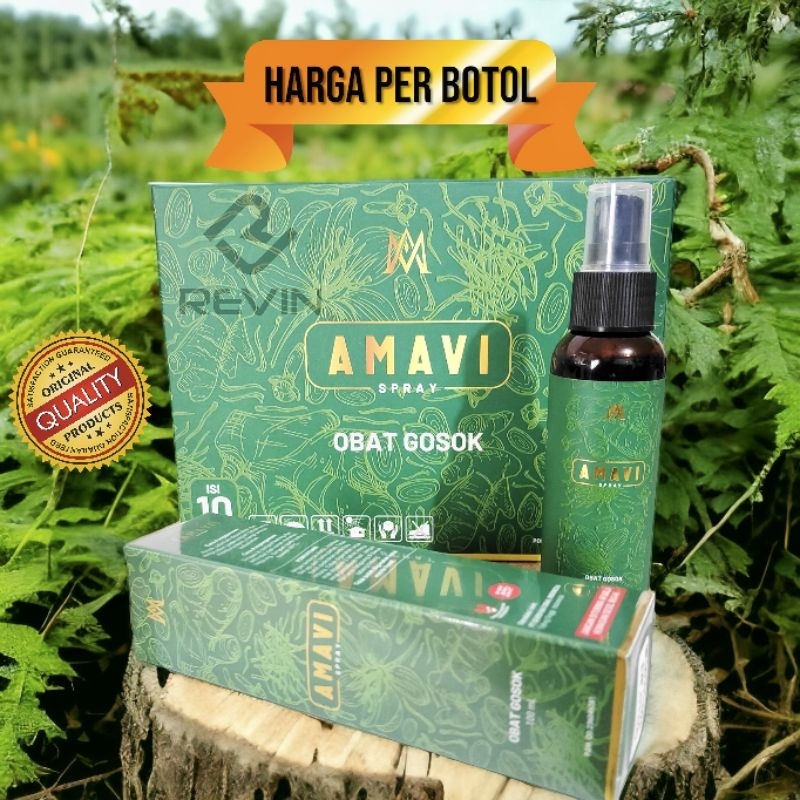 Jual AMAVI SPRAY Obat Gosok Semprot Isi 100 ML Untuk Mengatasi Memar Pegal Linu Nyeri Sendi ...