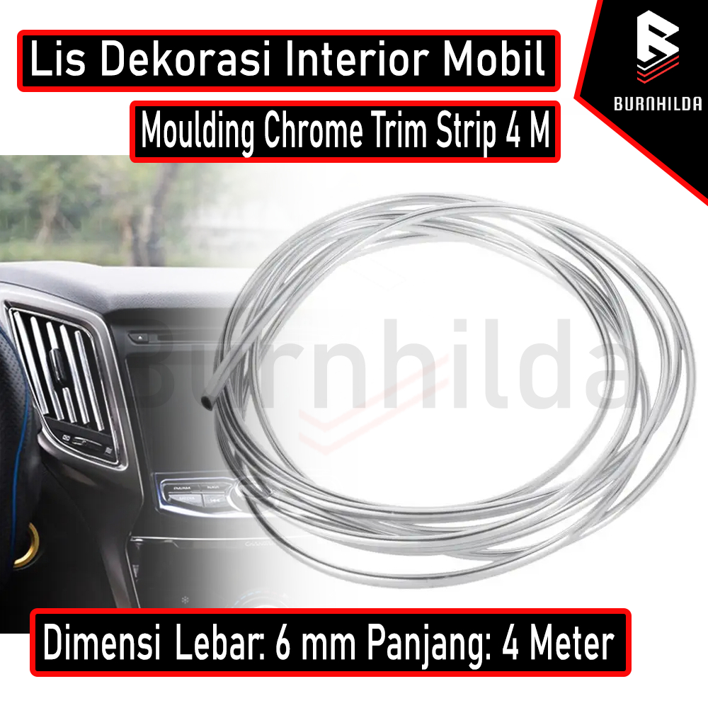 Jual Variasi Mobil Interior Moulding Chrome Trim Strip accesoris mobil ...