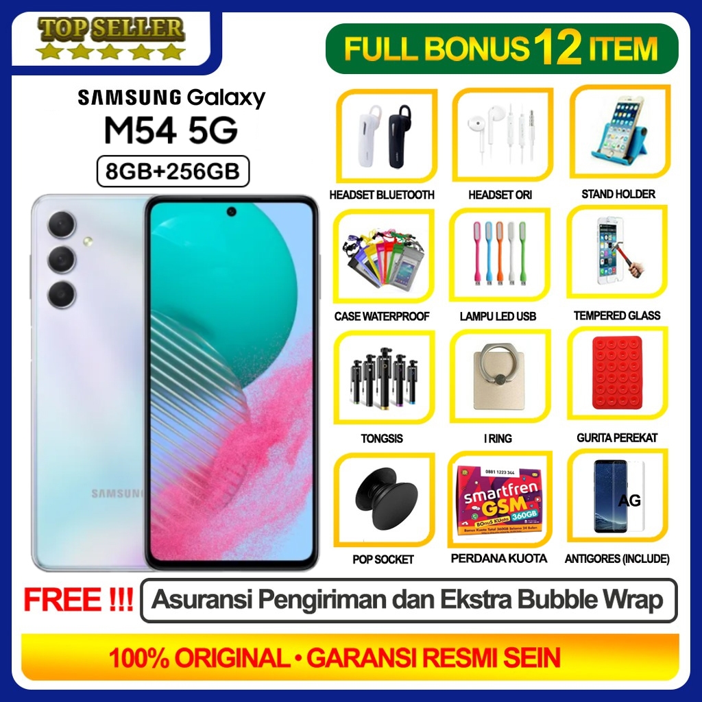 Jual Samsung Galaxy M54 5g 8 256 Gb 8gb 256gb Garansi Resmi Shopee