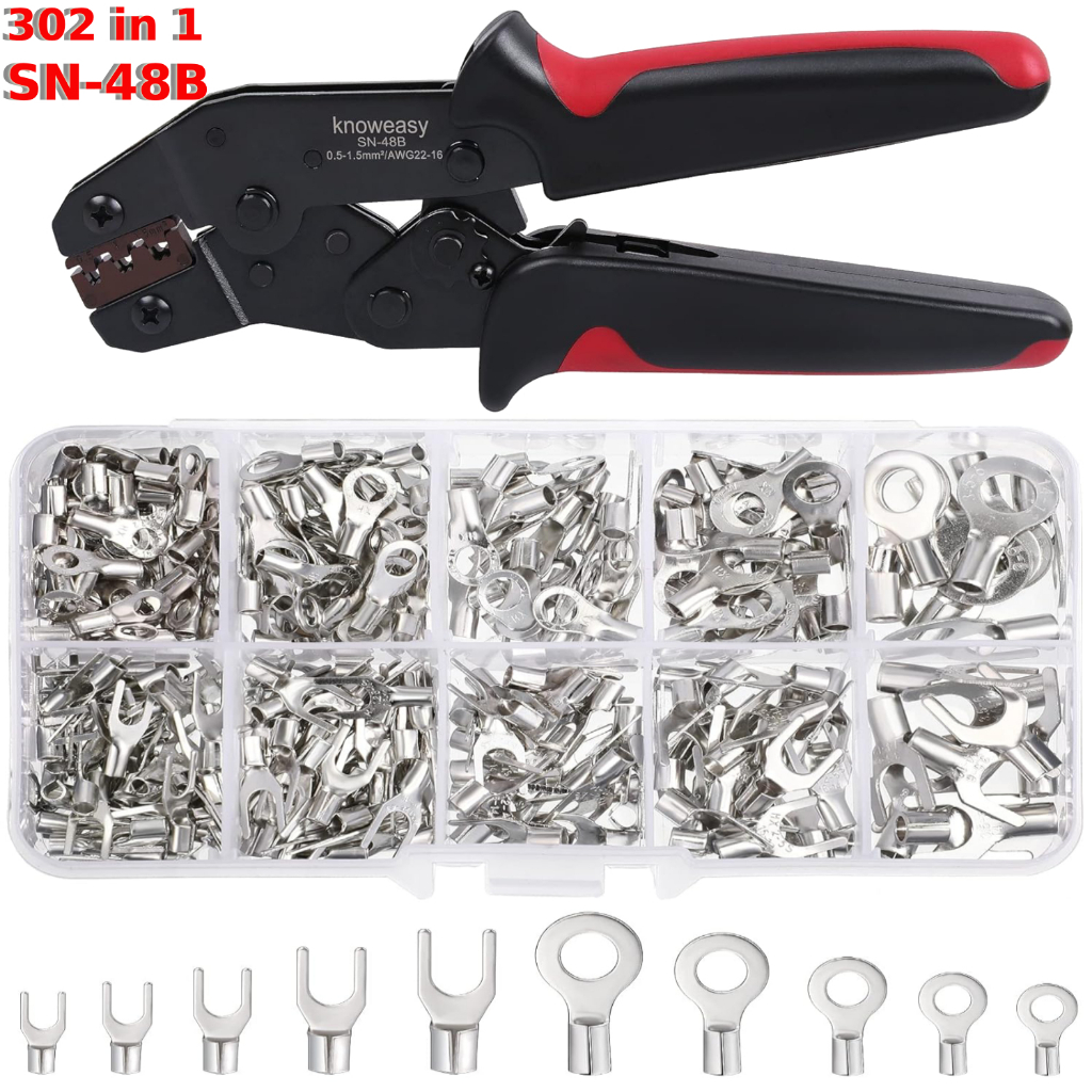 Jual Set Crimp Connector 320Pcs Skun O & Y With Tang SN 48B Alat ...