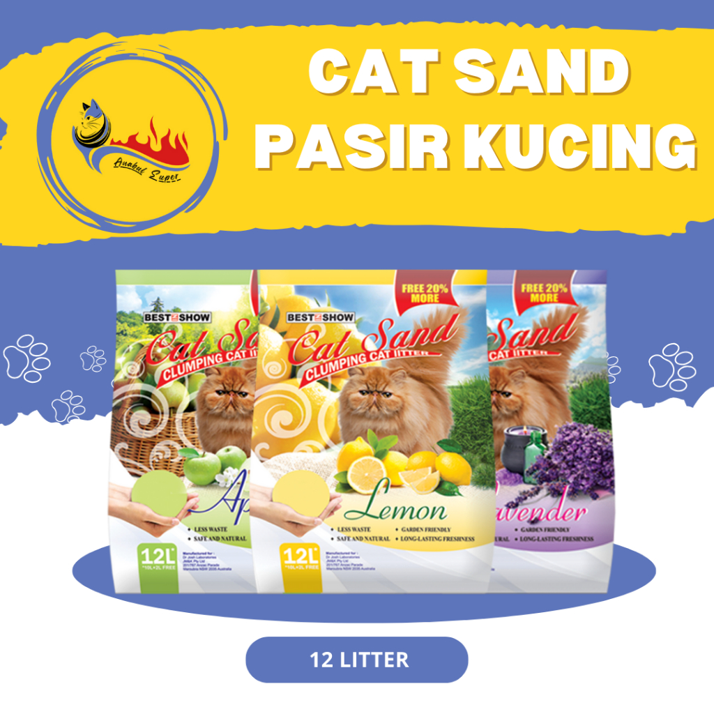 Jual Cat Sand Pasir Kucing Gumpal Wangi 12 Litter | Shopee Indonesia