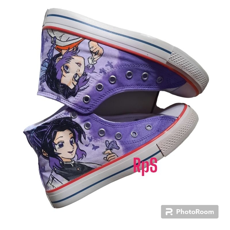 Jual Sepatu Sneakers Demon Slayer Shinobu Koco | Shopee Indonesia